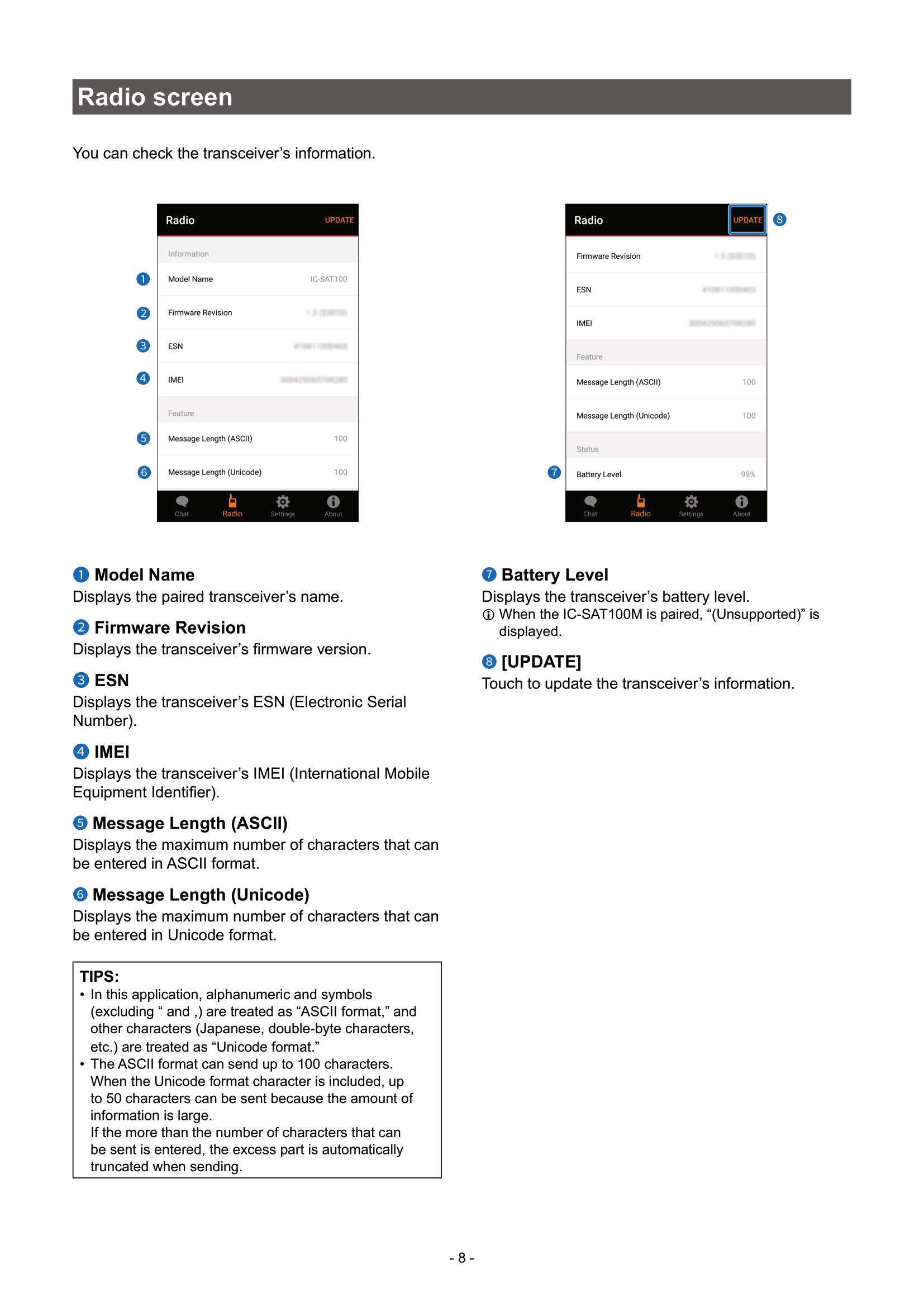 ICOM RS-SAT100 Application Software Instructions – SatellitePhoneStore