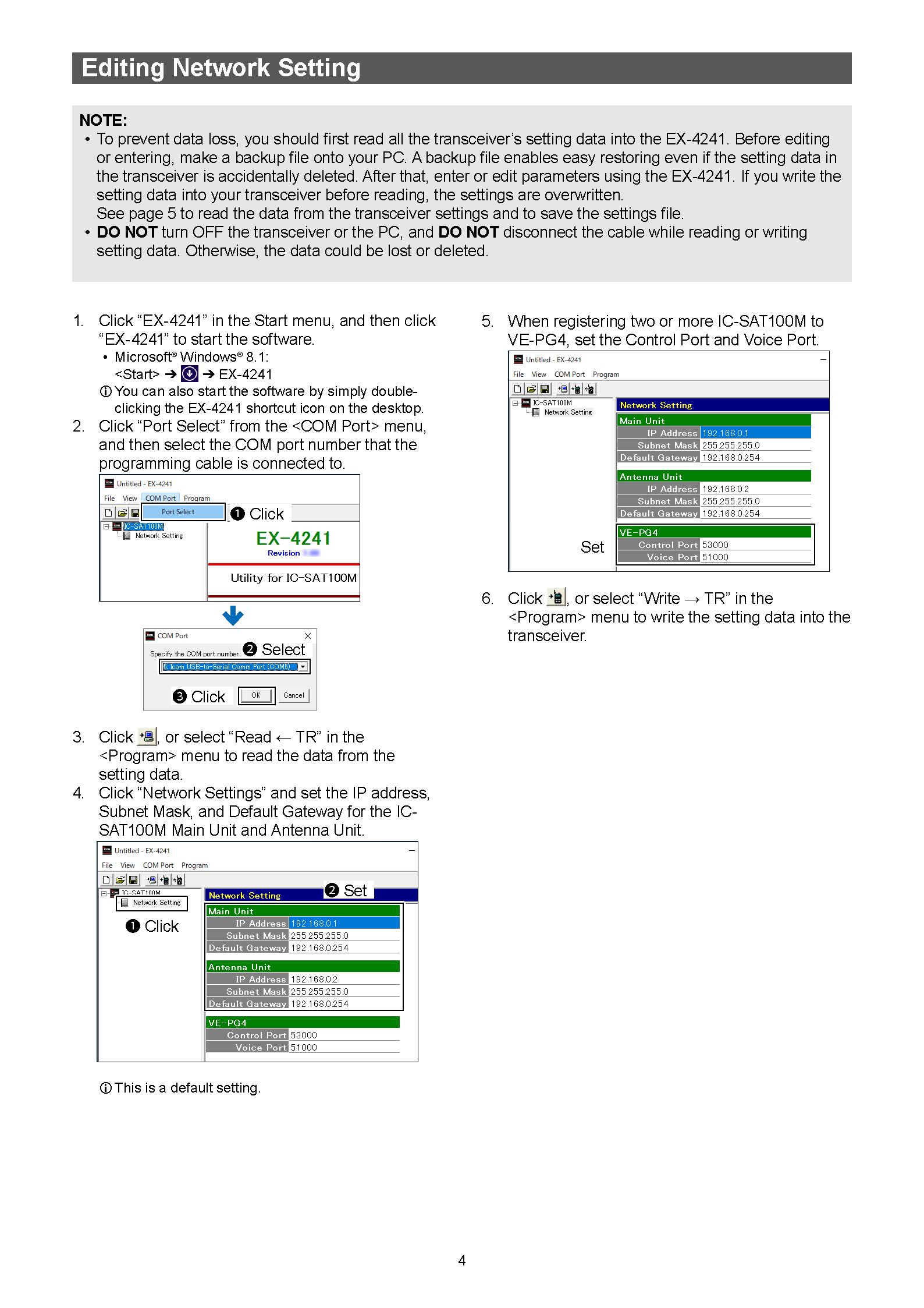 ICOM IC-SAT100M Satellite PTT Network Setting – SatellitePhoneStore