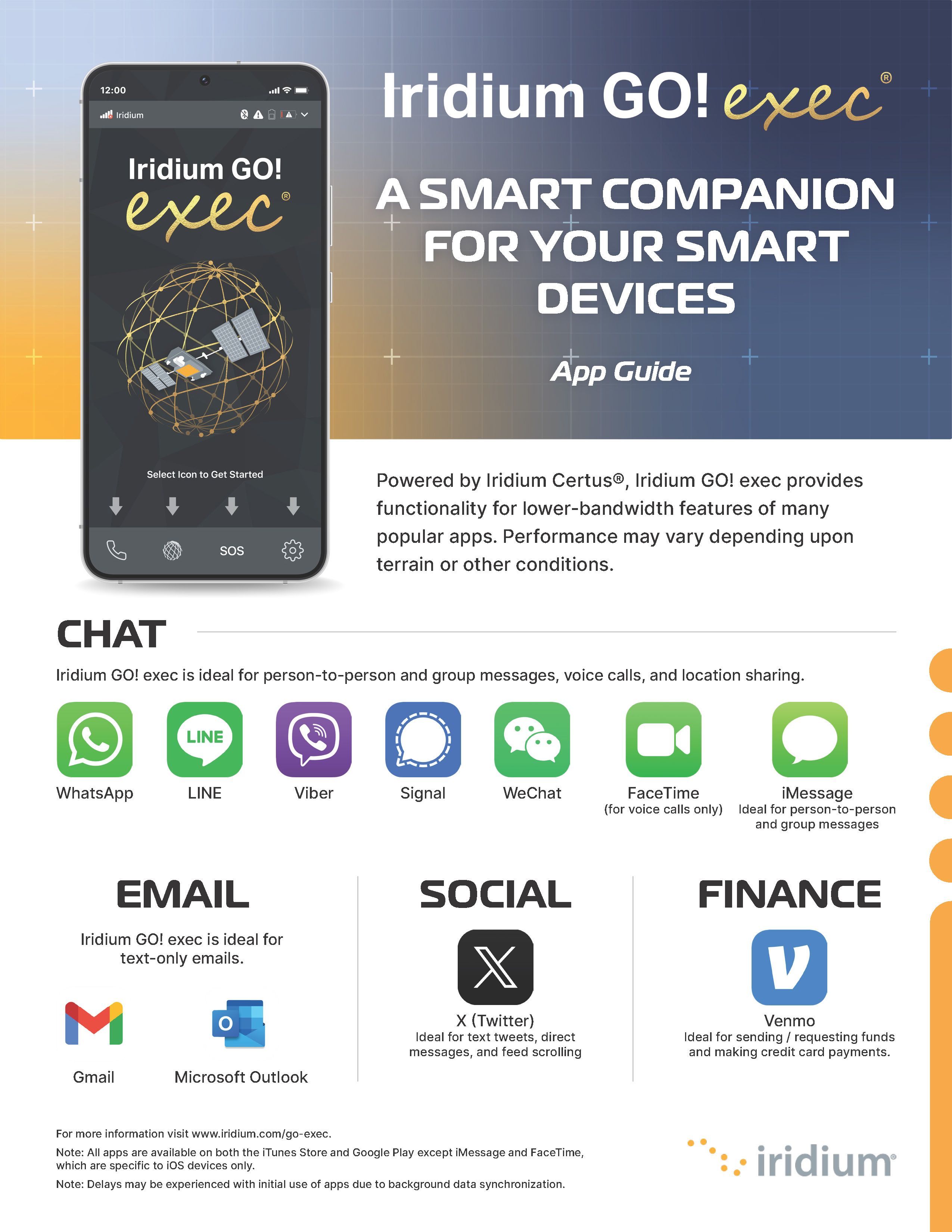 Iridium GO! exec™ - App Guide – SatellitePhoneStore