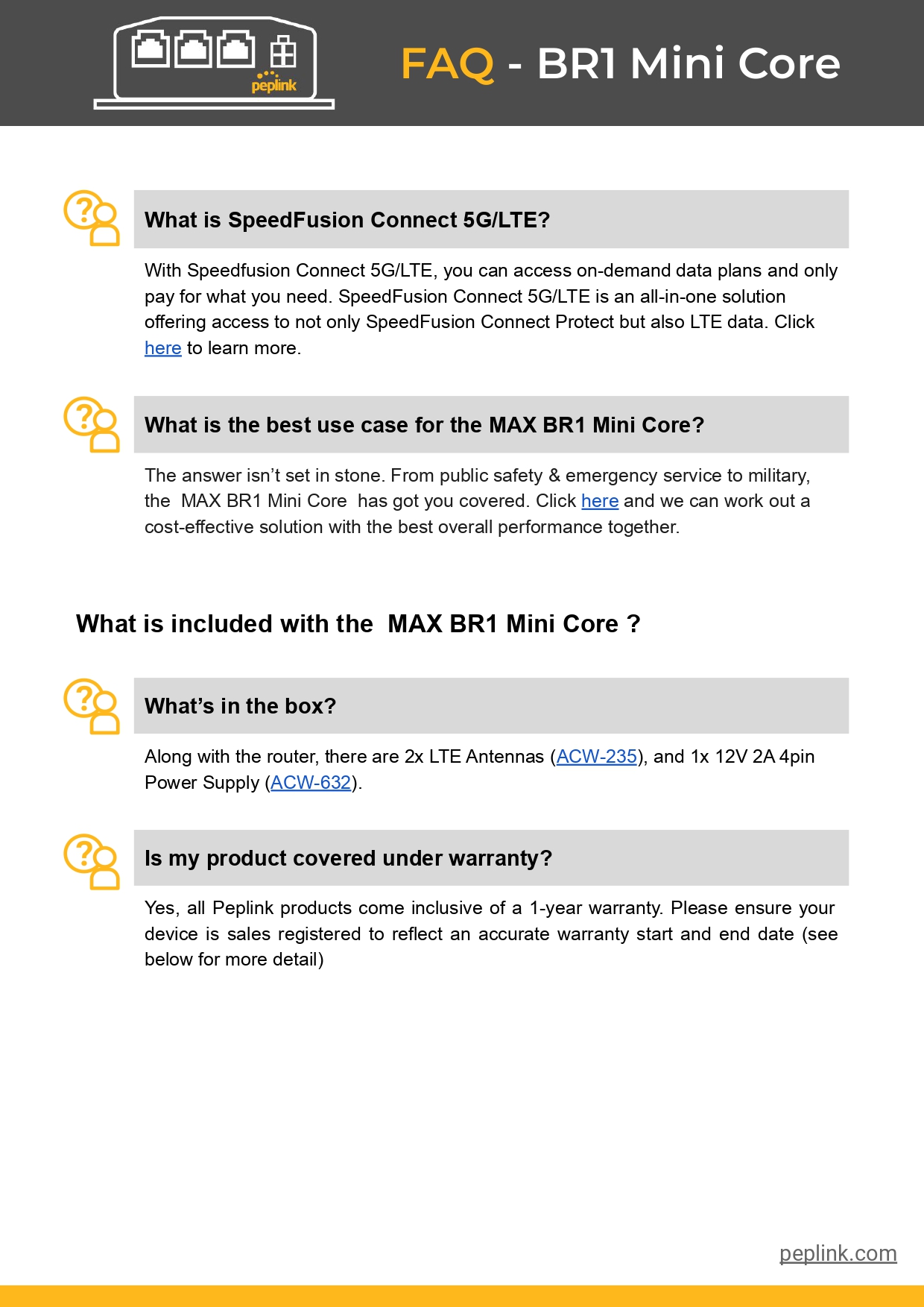 Peplink MAX BR1 Mini Core FAQ – SatellitePhoneStore
