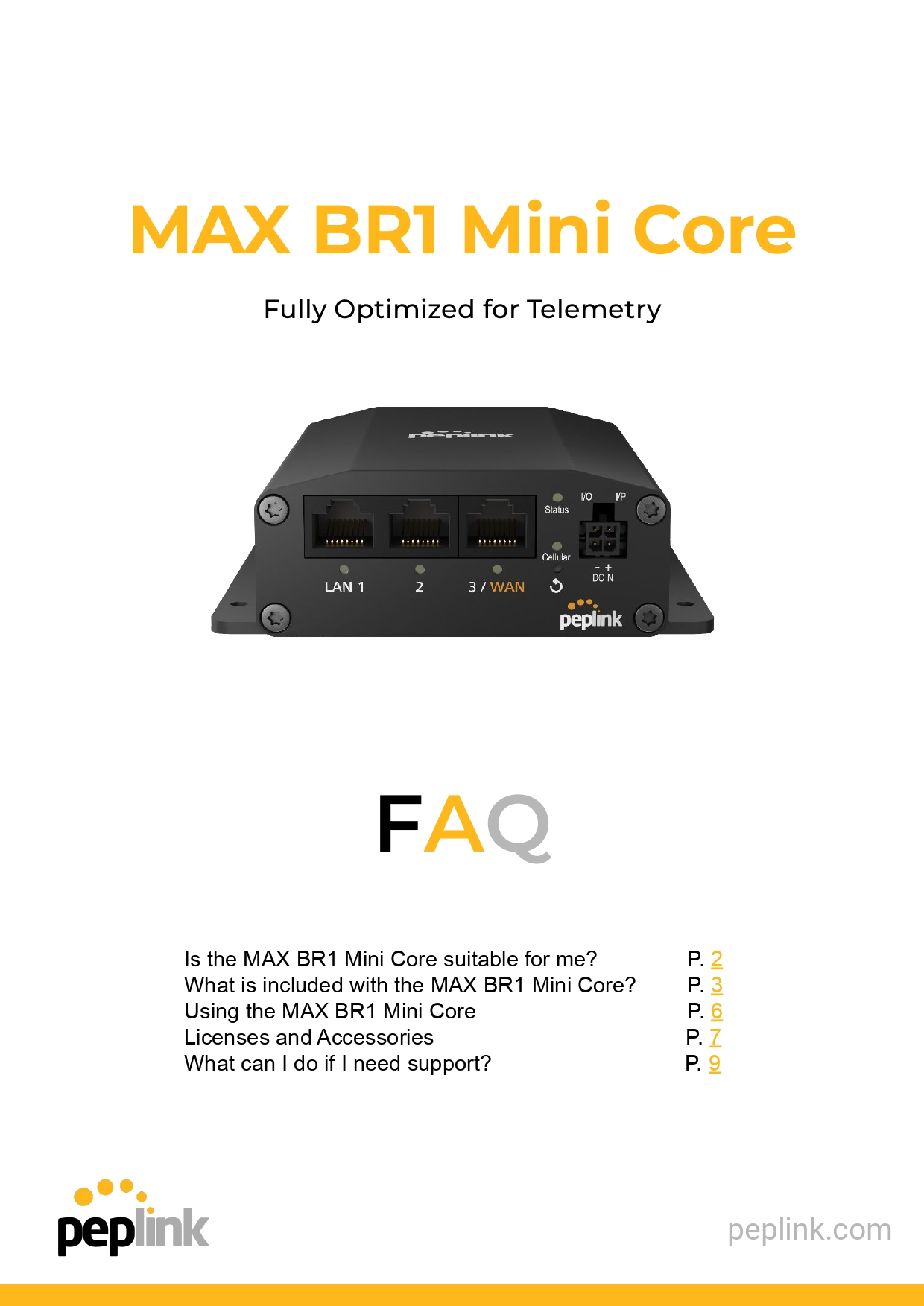Peplink MAX BR1 Mini Core FAQ – SatellitePhoneStore