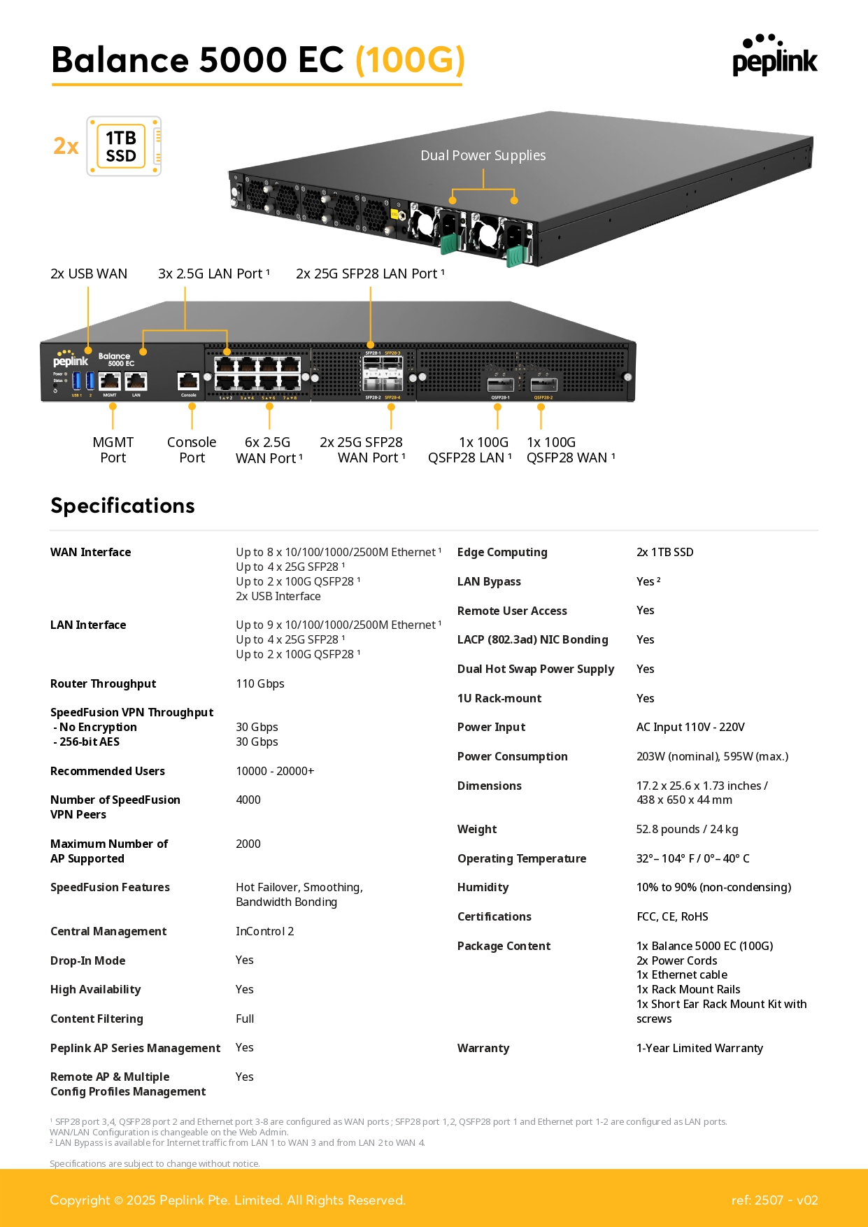 Peplink Balance 5000 EC – SatellitePhoneStore