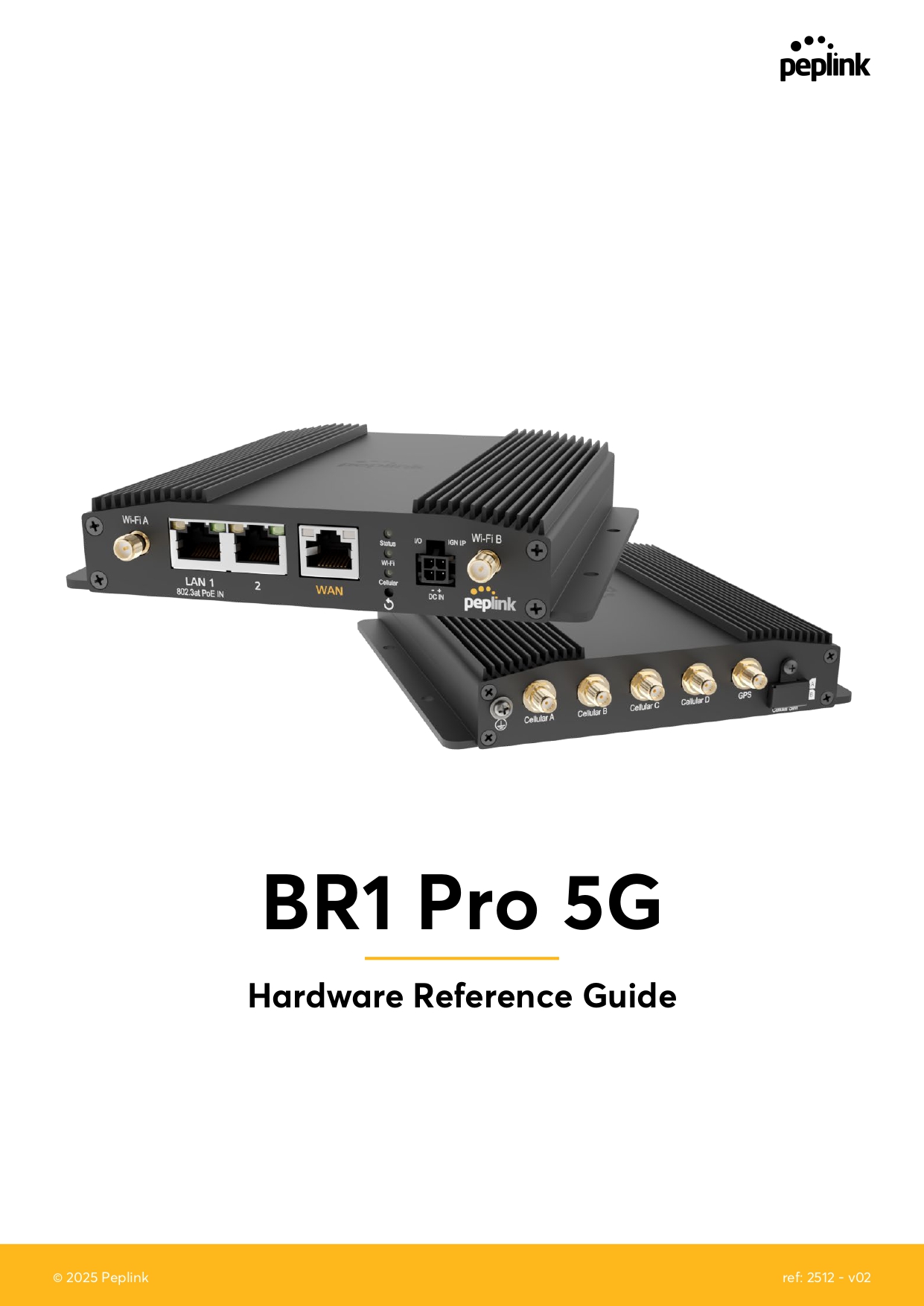Peplink MAX BR1 Pro 5G Hardware Reference Guide – SatellitePhoneStore